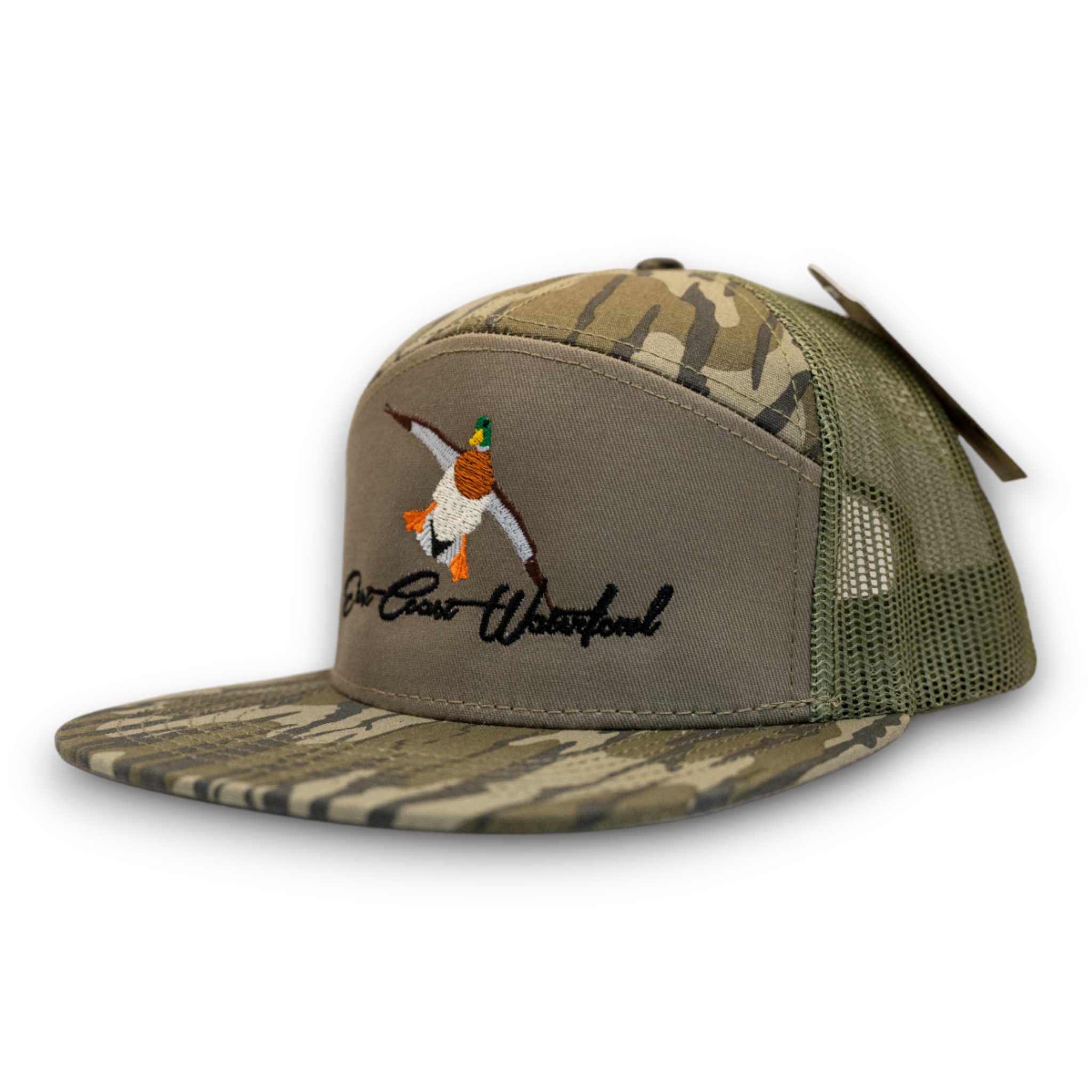 Embroidered Mallard Duck 7 Panel Hat – East Coast Waterfowl