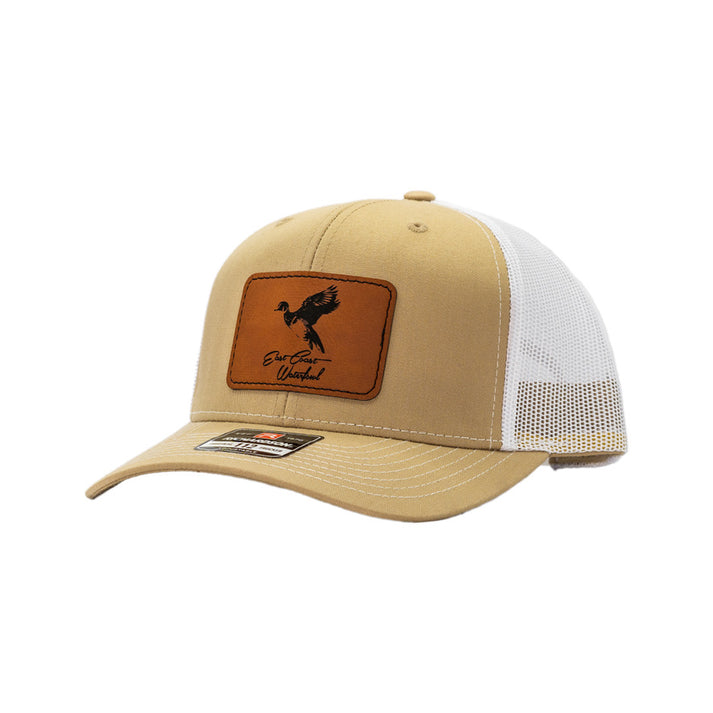 Leather Wood Duck Patch Hat – East Coast Waterfowl