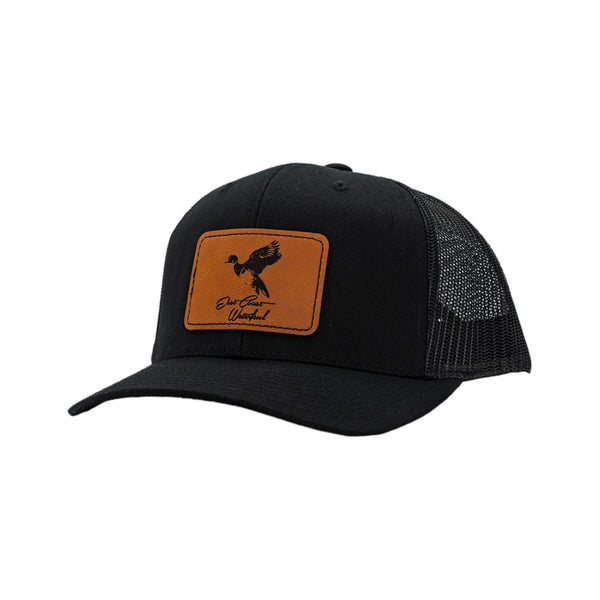 Leather Wood Duck Patch Hat – East Coast Waterfowl
